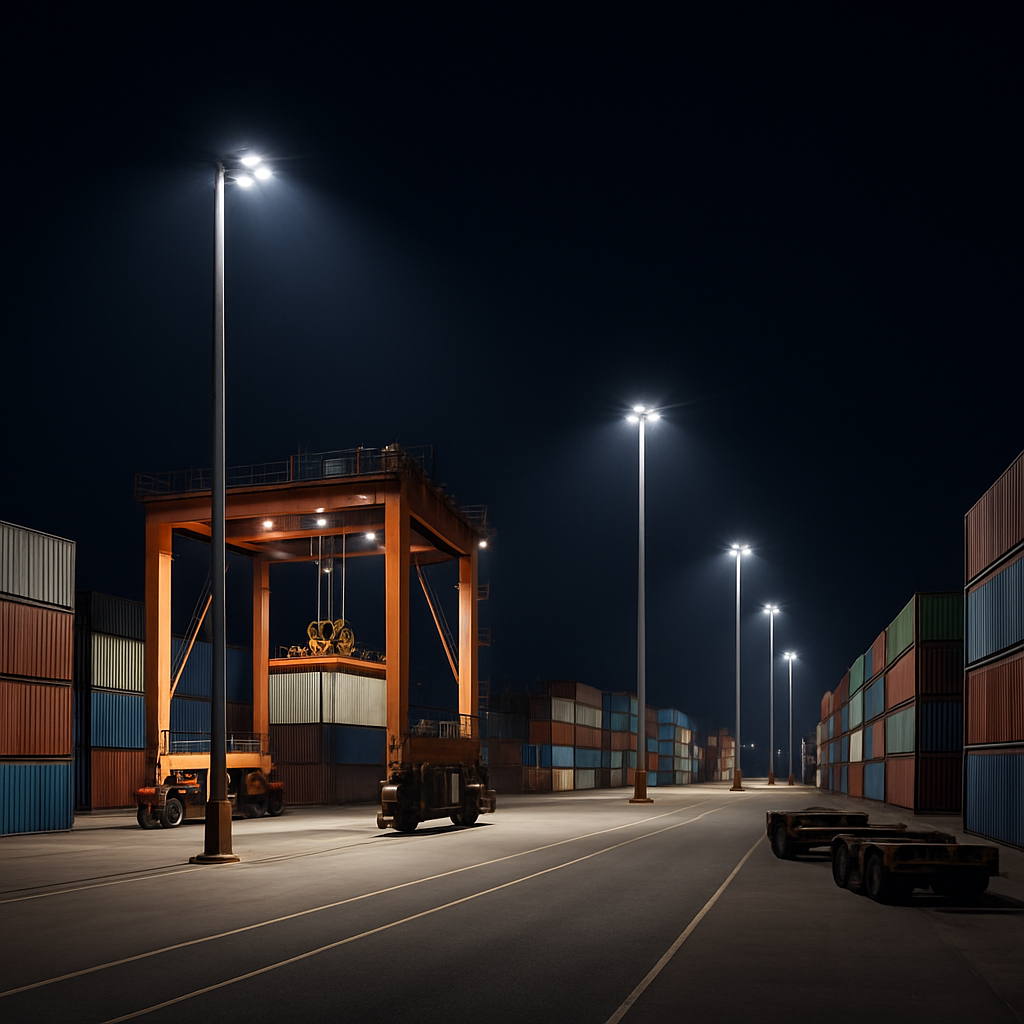 Why Optics Matter in Port Floodlighting, Especially Asymmetric Ones